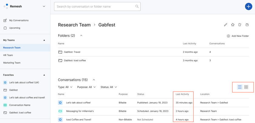 Conversation Management: Your ‘My Conversations’ Dashboard